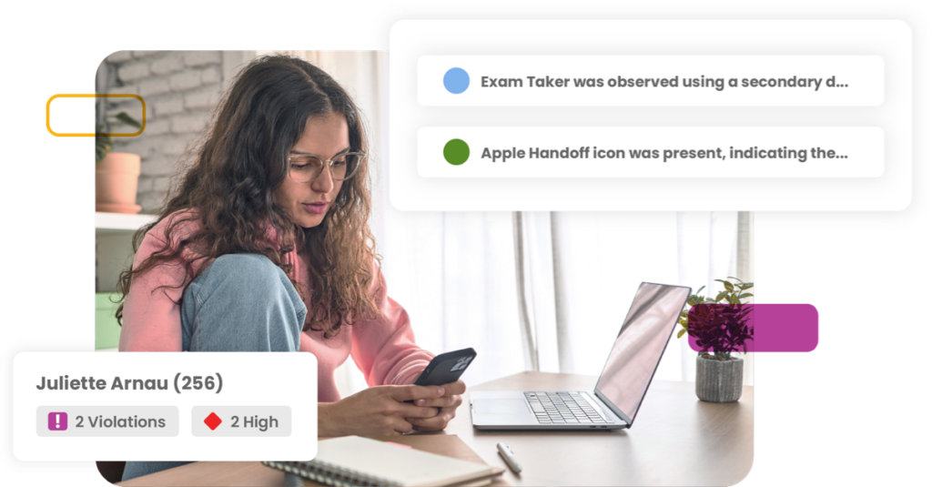 Online Proctoring Cell Phone Detection | Honorlock