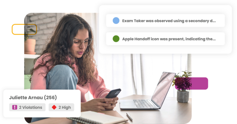 Online Proctoring Cell Phone Detection | Honorlock